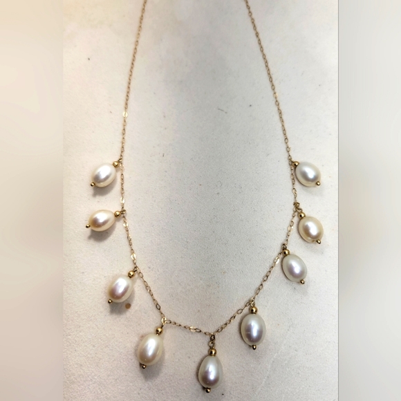 Vintage | Jewelry | Vintage 4 Kt Pearl Neckless | Poshmark